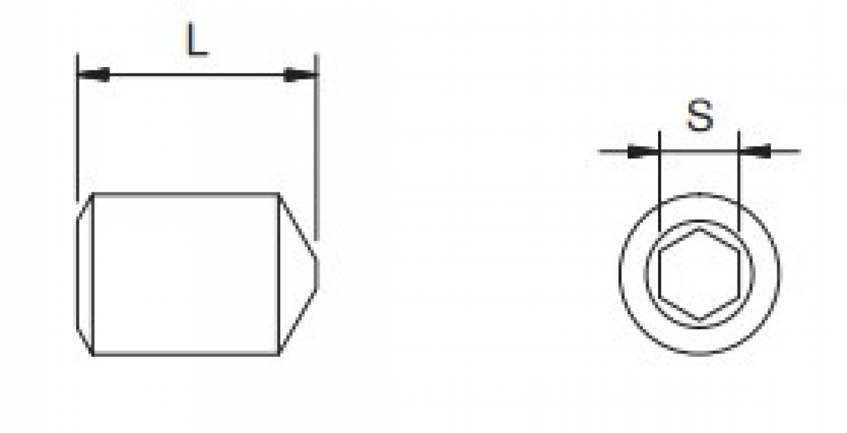Grano STEI - M6x10 - 12.9 | Grani STEI - UNI 5927